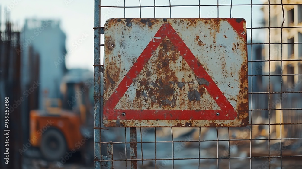 Information with warning sign and no trespassing signboard against a ...