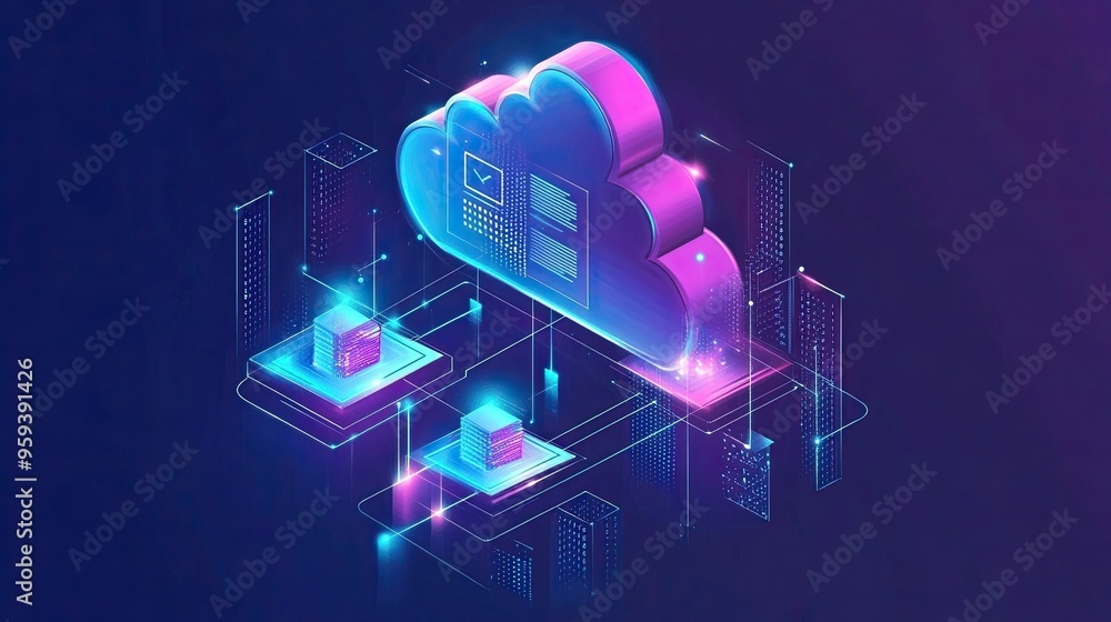 Cloud AI Platform for Image Recognition: Depicts a cloud-based AI ...