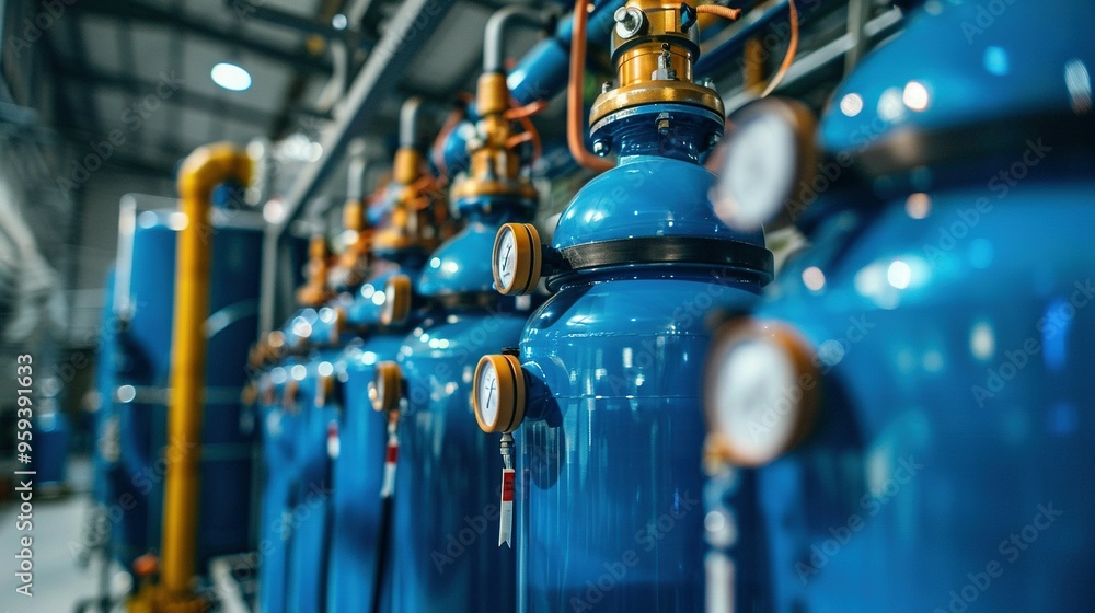 Liquefied Oxygen Production in a Factory: Oxygen Cylinder with ...