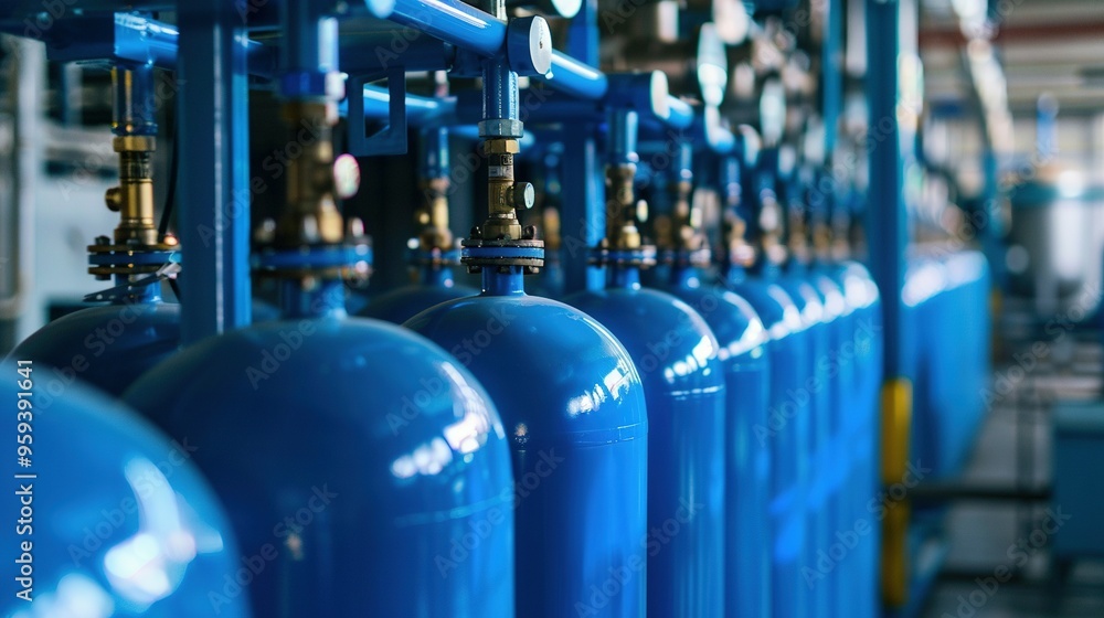 Liquefied Oxygen Production in a Factory: Oxygen Cylinder with ...