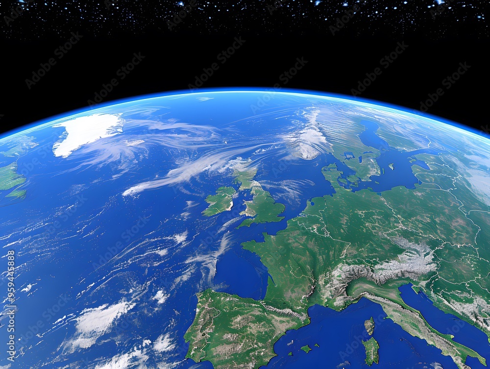 Looking at the Earth from the viewpoint of Universe Galaxy Cosmos Stars ...