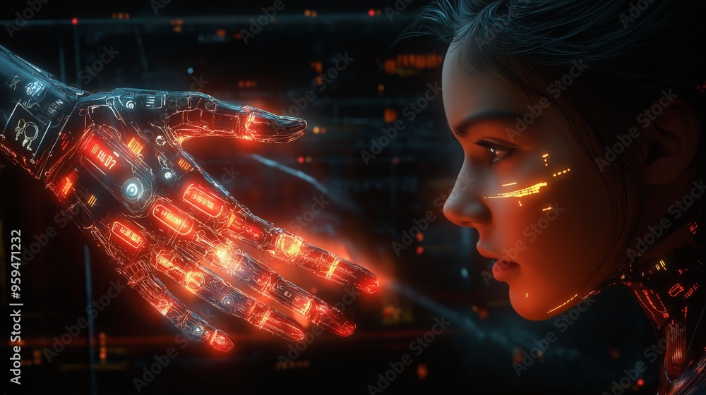 Human and Robotic Interaction Depicting the Convergence of Technology ...