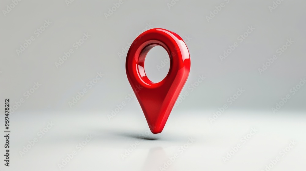 Map Marker Icon Red. Location Pin Symbol Design with Google Maps ...