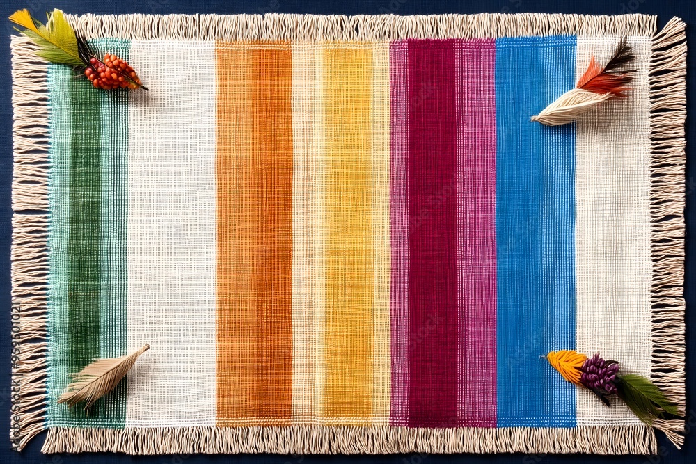 Chilote Pattern A handwoven fabric pattern used in the traditional ...