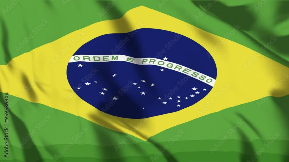 Realistic HD Flag Animation, Brazil Flag, Brazil Flag Animation ...