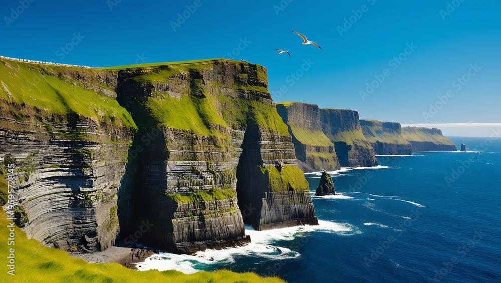 Experience the breathtaking beauty of the Cliffs of Moher in Ireland on ...