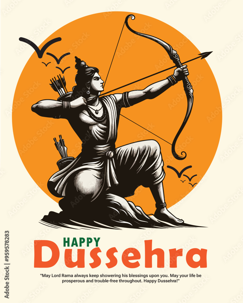 Happy Dussehra and Subh Vijayadashami with ravan dahan social media ...