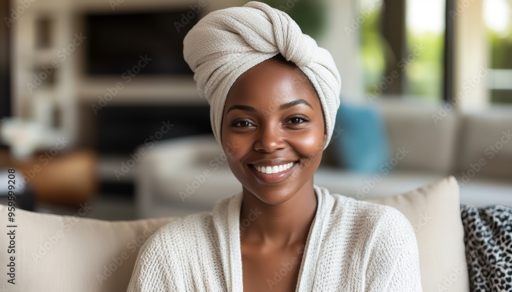 Radiant Beauty: Confident Woman Enjoying Autumn Skincare Spa Treatment ...