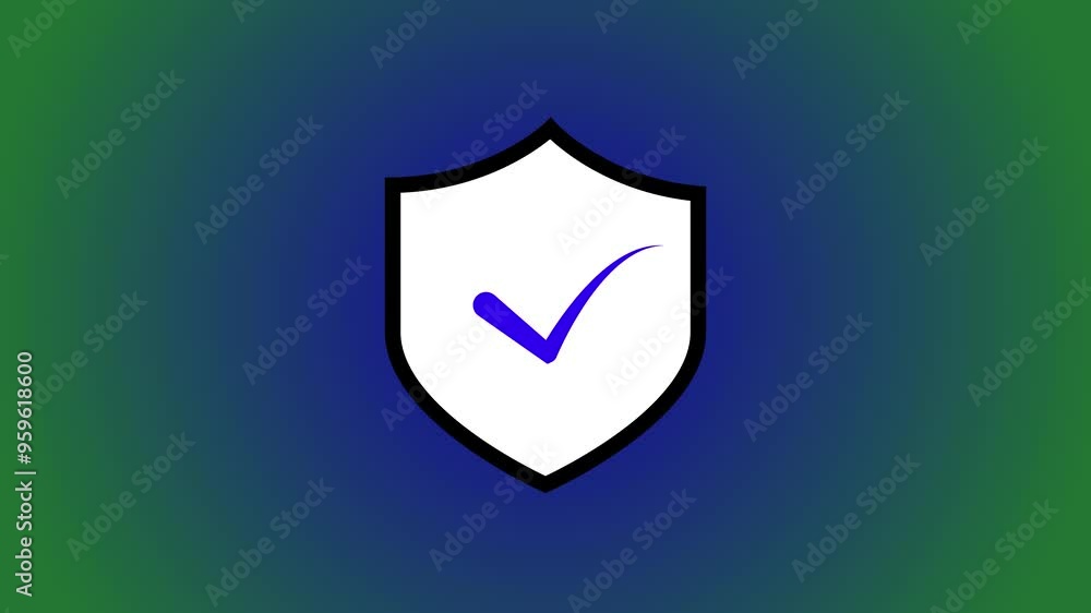 Tick Check mark icon animation Success correct approved animation in 4K ...