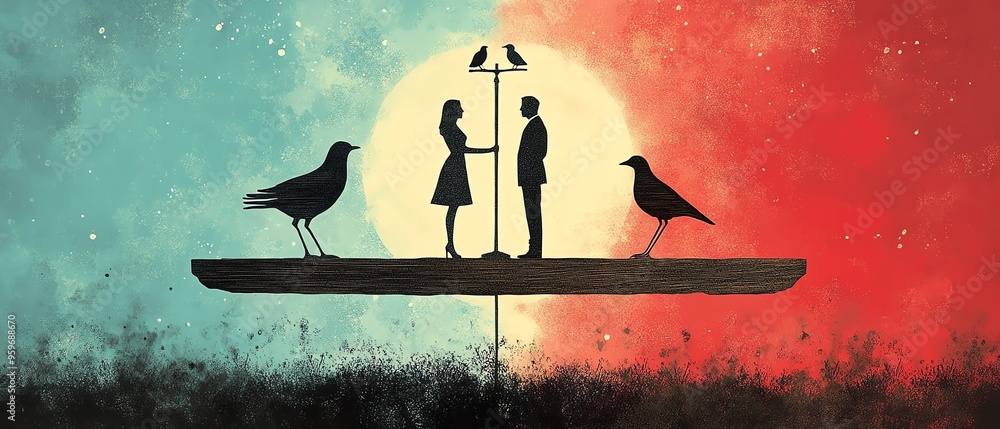 Visual depiction of business ethics dilemmas, comparing good and bad ...