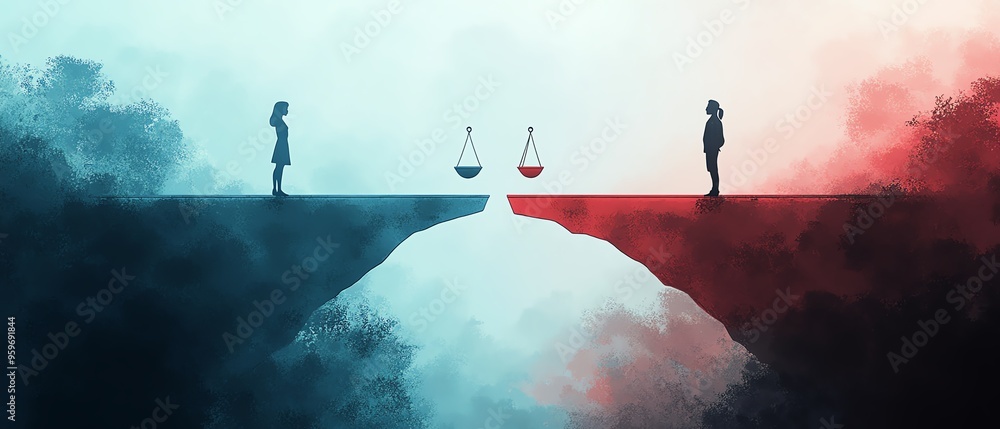 Visual representation of good and bad choices in business ethics ...