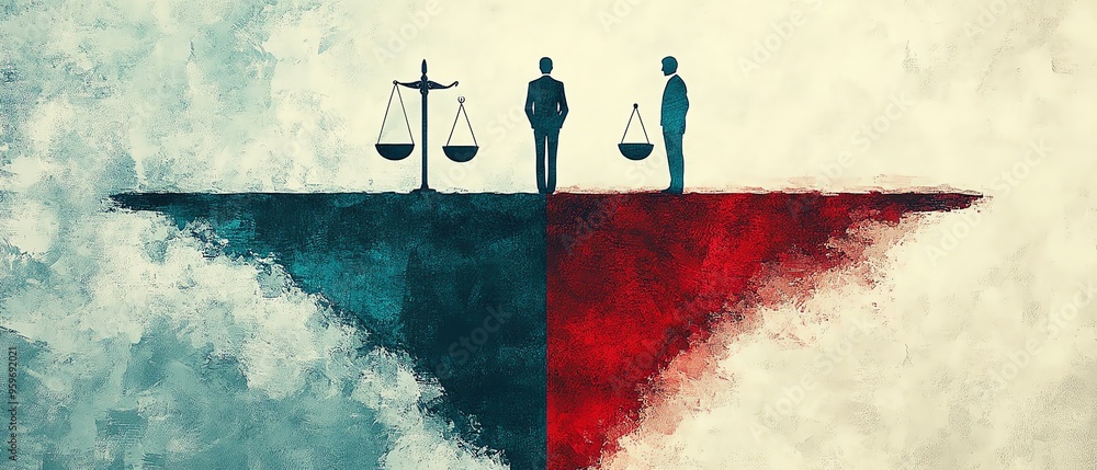 Visual representation of good and bad choices in business ethics ...