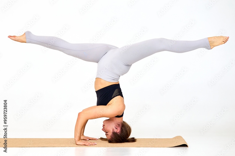 Through the lens, we witness the precision and strength of a yoga ...