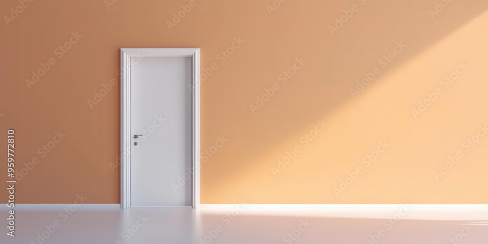Person stepping through an open door into bright light, symbolizing the ...