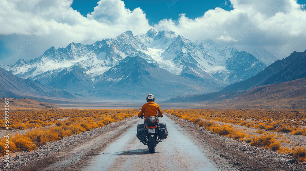 Motorcycle adventure, focusing on riders exploring remote and rugged ...