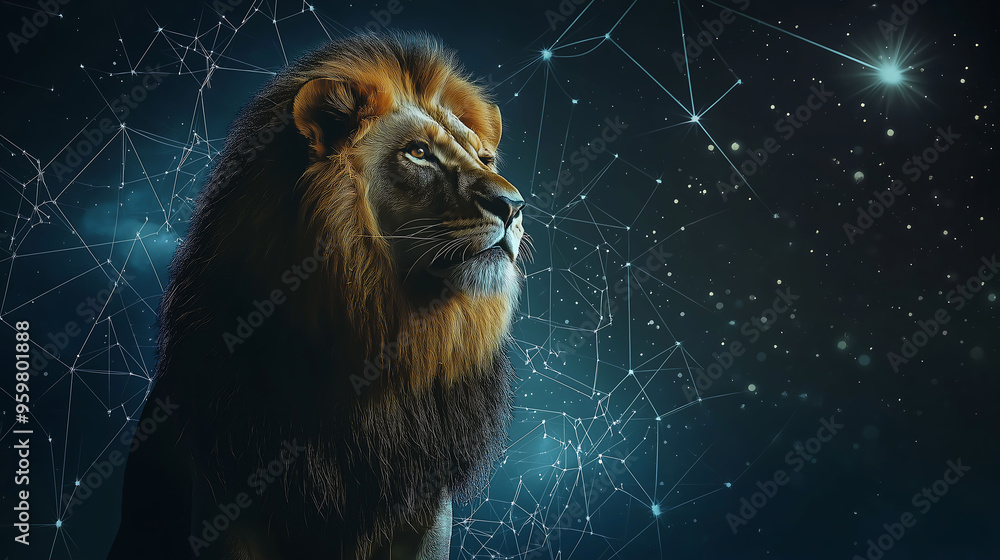 Leo has a zodiac symbol of the male lion, The constellation of Leo ...