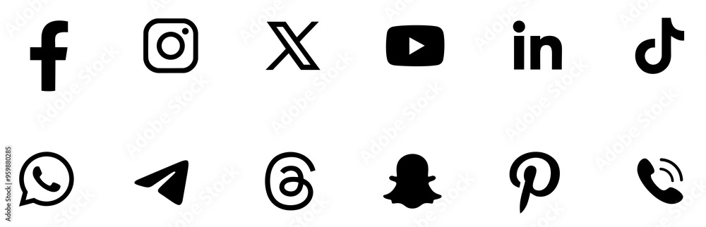 Social media network logo icon transparent png download. Instagram ...