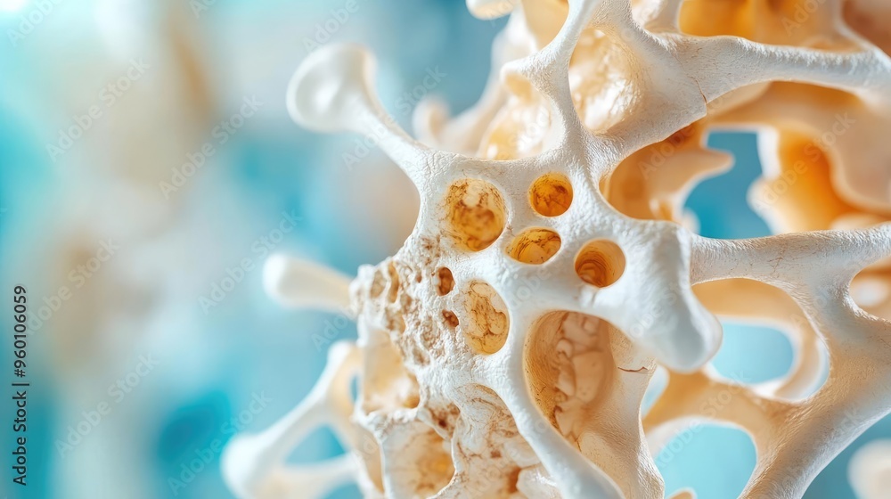 Weak and brittle bone with deficiency markers, illustrating overall ...