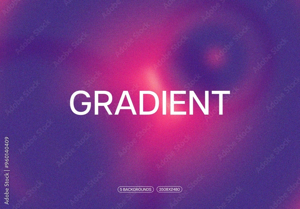 Blurred Gradient Backgrounds Mockup Stock Template | Adobe Stock