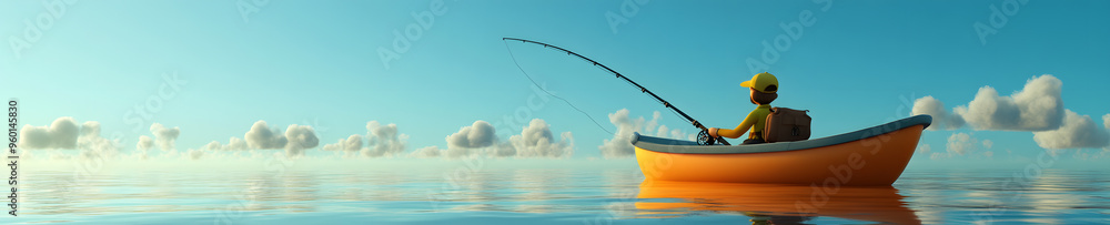 Fishing Adventures 3D Cartoons Relaxing on the Water invites viewers ...