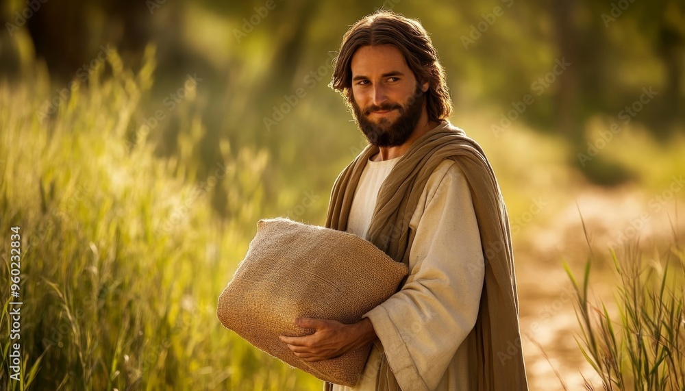 Divine Nourishment: Miracle of Abundance. Symbolic Representation of ...