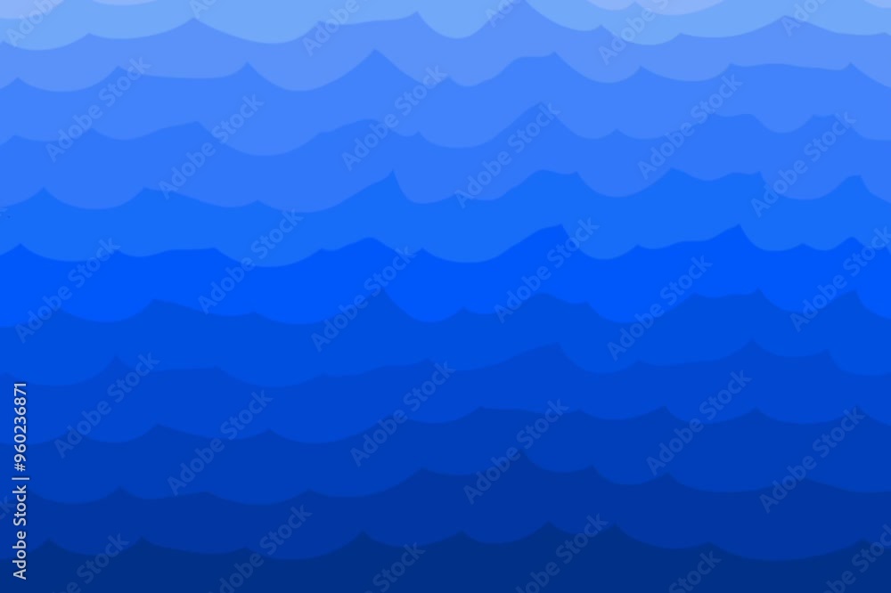 Motion video of water, waves video, Wave animation, background with ...