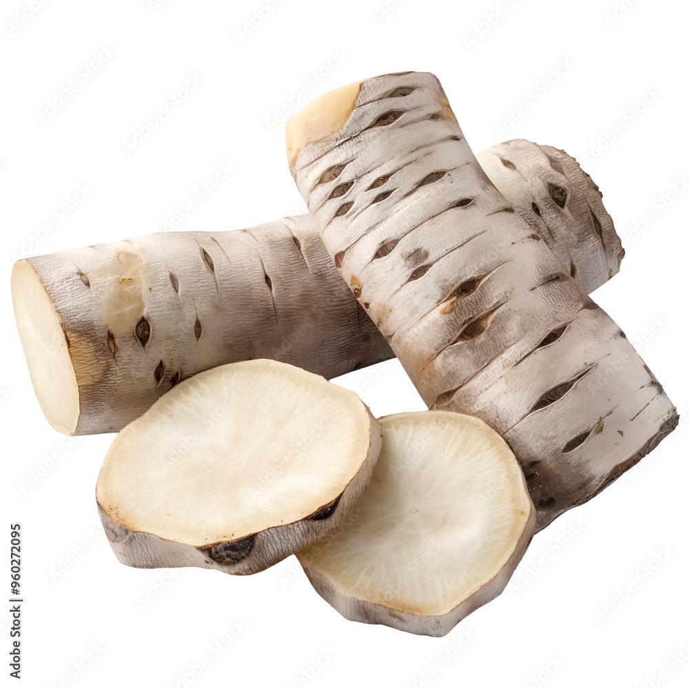 Mountain yam, Vegetable, Isolated on Transparent Background, Graphic ...