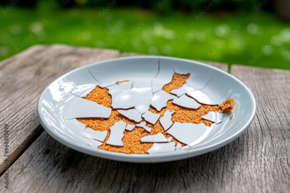 Broken plate, childhood memory, lesson learned recalls a time when ...