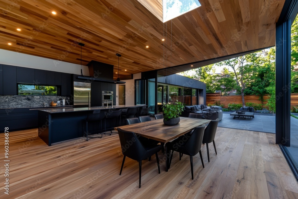 House, family home, designed for togetherness includes open spaces for ...