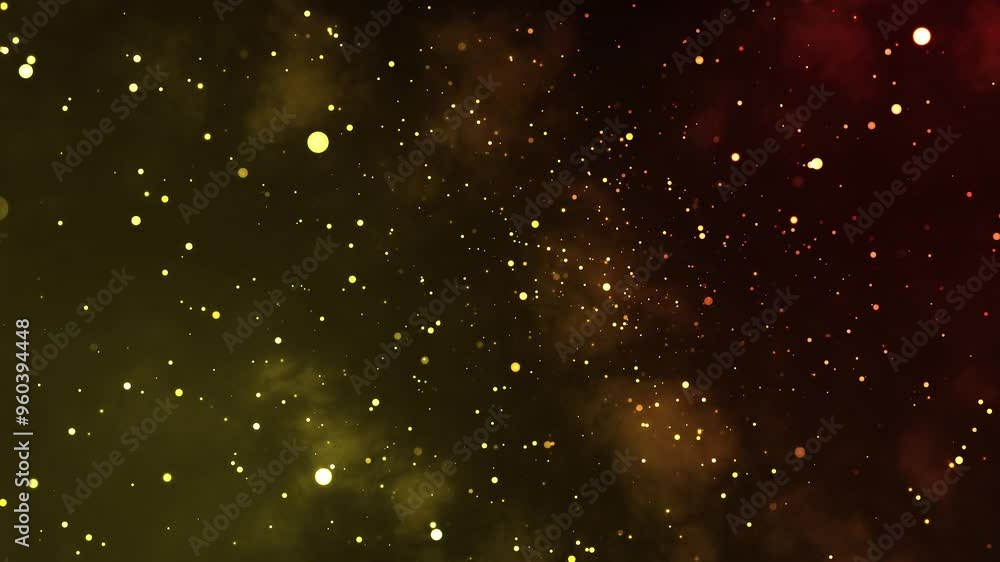 Abstract animation loop burning hot orange sparks glow fire embers ...