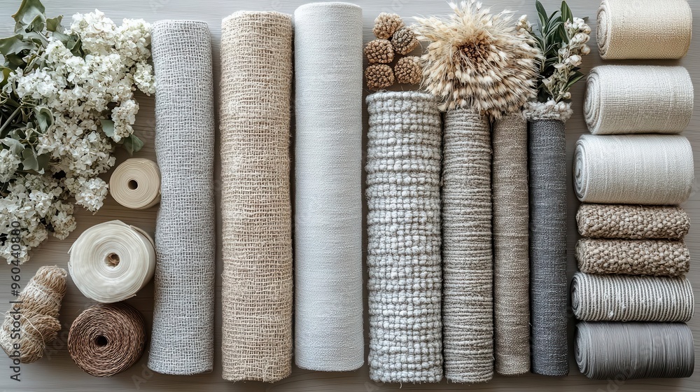 interior design mood board featuring fabric swatches paint chips and ...