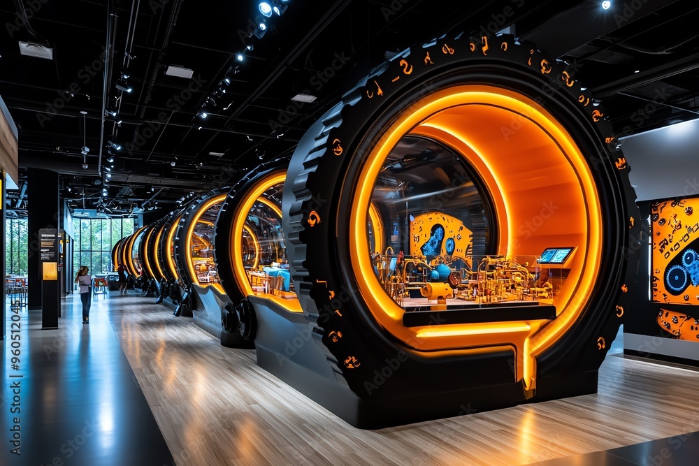 History museum interactive exhibit on innovation and inventions ...