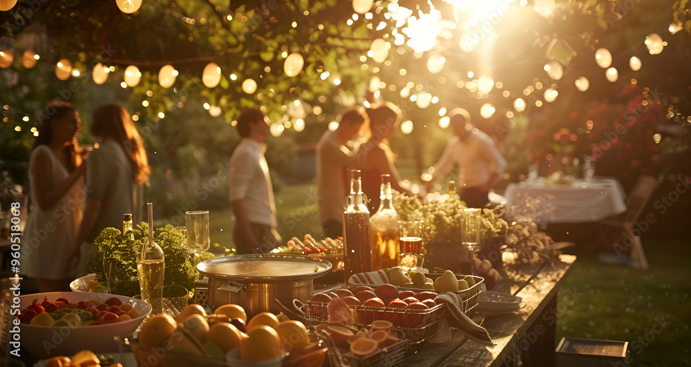 Families at an outdoor event, outdoor event, family gathering, family ...