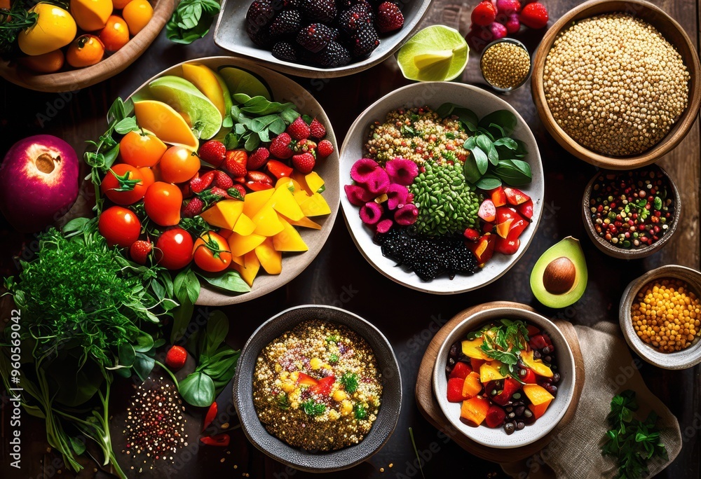 vibrant allergen free meal planning featuring fresh ingredients healthy ...