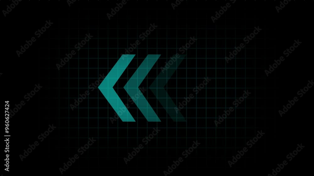 Blinking arrows the right-to-left arrow looping animation direction ...