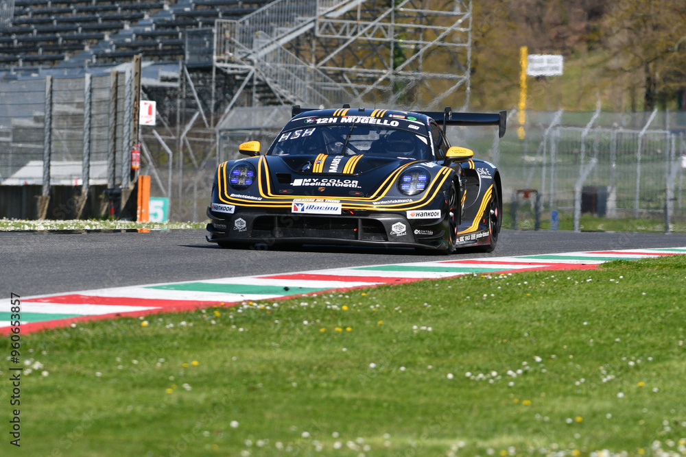 Scarperia, 23 March 2024 Italy: Porsche 911 GT3 R (992) of Team Car ...