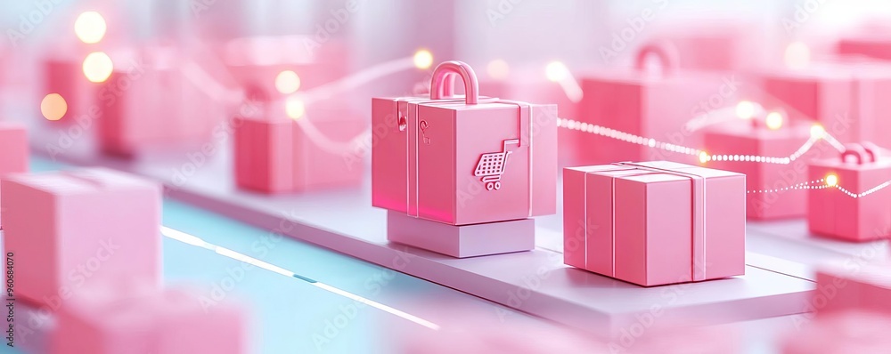 Business value chain, interconnected elements from production to ...