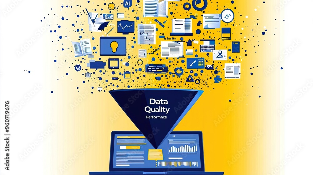 Visual representation of data quality metrics and analysis, showcasing ...