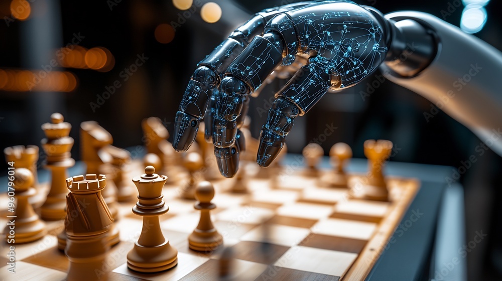 Aidriven robot learning to play chess against itself visualizing neural ...