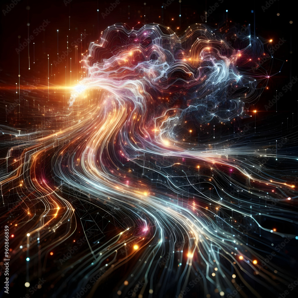 Abstract Glowing Neural Network with Dynamic Data Flow Concept ...