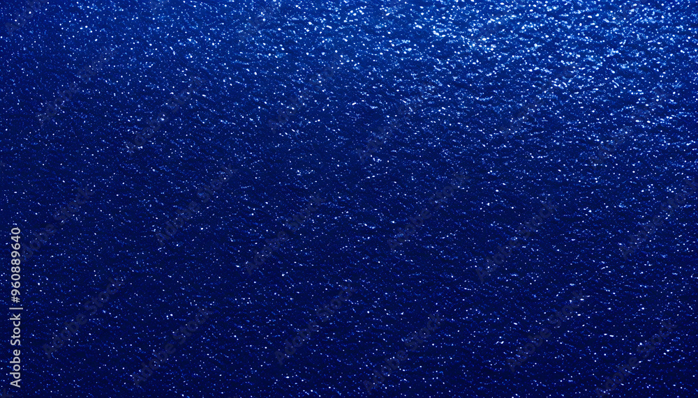 royal blue glitter texture, filling the entire frame, creating a deep ...