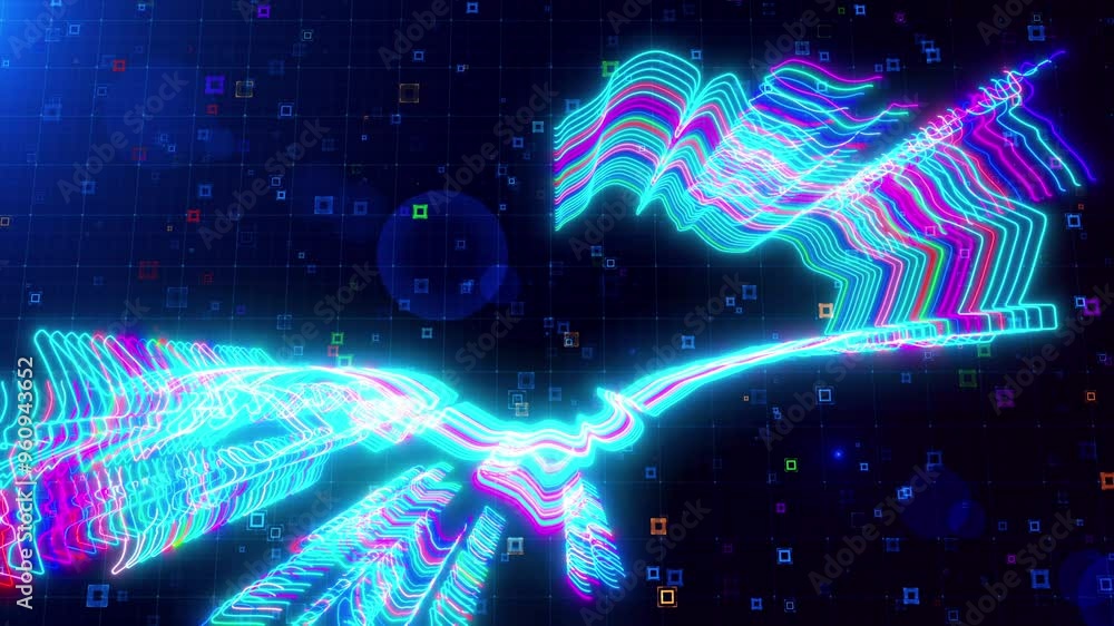 Motion view of Singapore map outlined with neon lines, dynamically ... Motion view of Singapore map outlined with neon lines, dynamically ...
