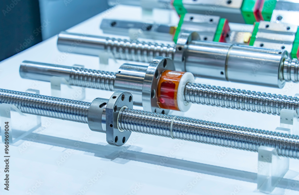 lead screw parts of the CNC machine. The hi-precision part of CNC ...