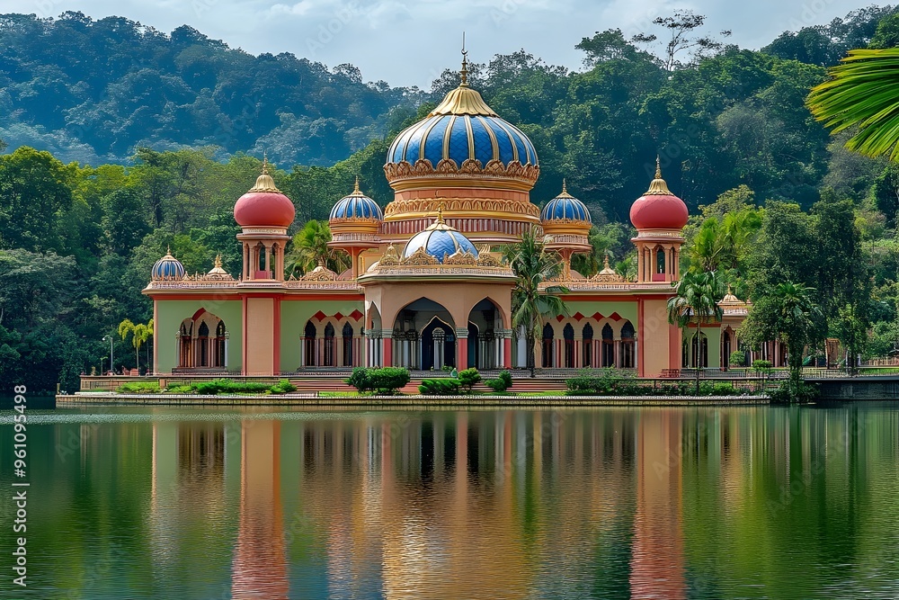 Iconic Architectural Masterpiece Harmonious Fusion of Temple and Mosque ...