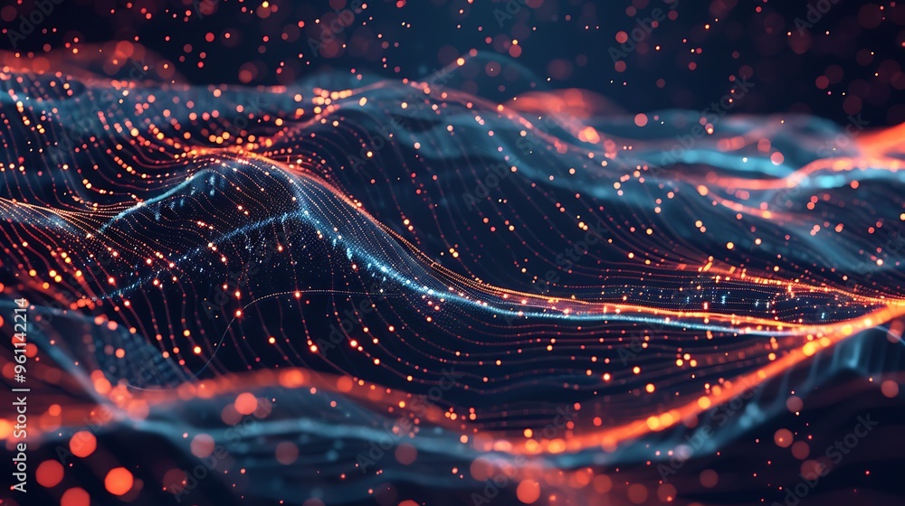 Data visualization with AI interpreting trends and patterns 32k, full ...