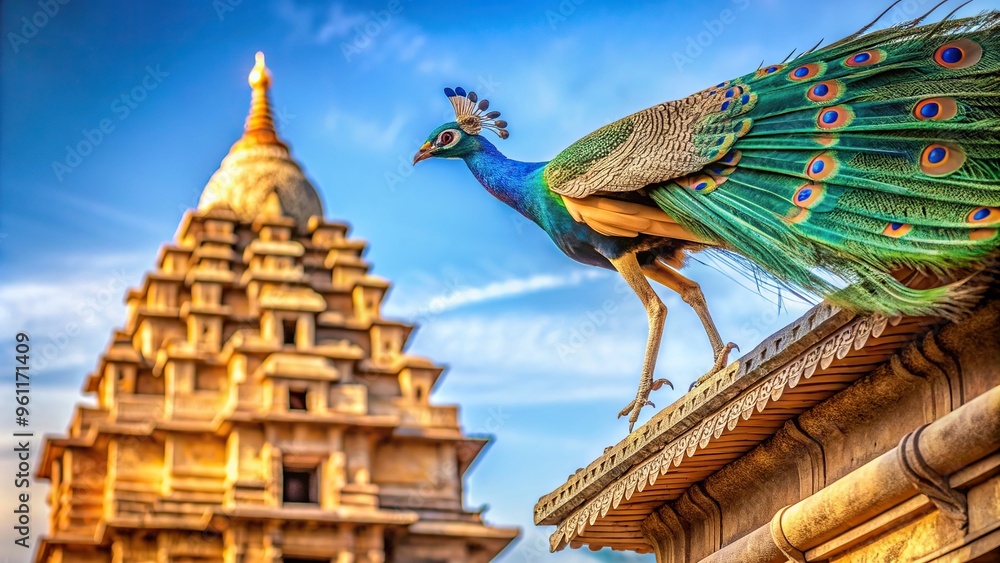 travel, ancient Indian structure, flying, India, cultural, nature, bird ...