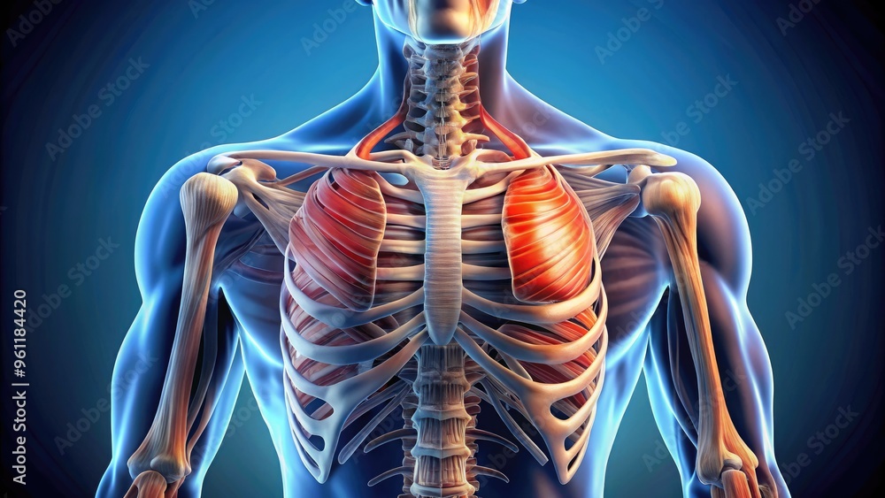Detailed illustration of the ac fossa, a small depression on the ...