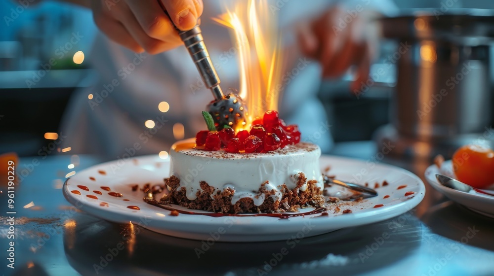 Creating a Delicious Dessert with Fire: A Culinary Masterpiece ...