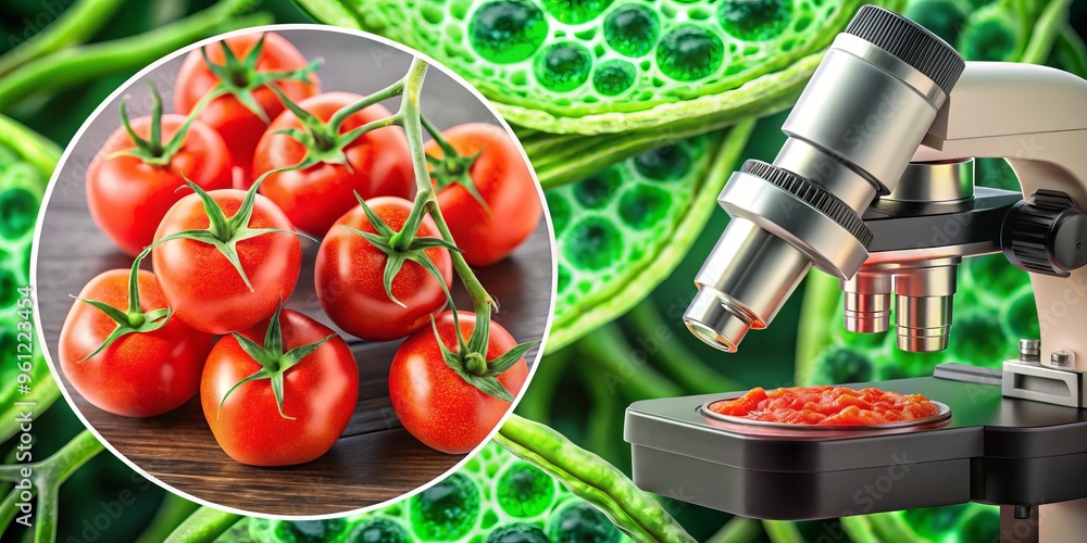 Tomato cells divide under microscope lens, scientists study chromoplast ...