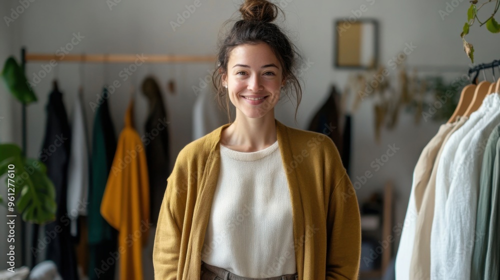 individuals practicing zero-waste fashion, with clothes made from ...